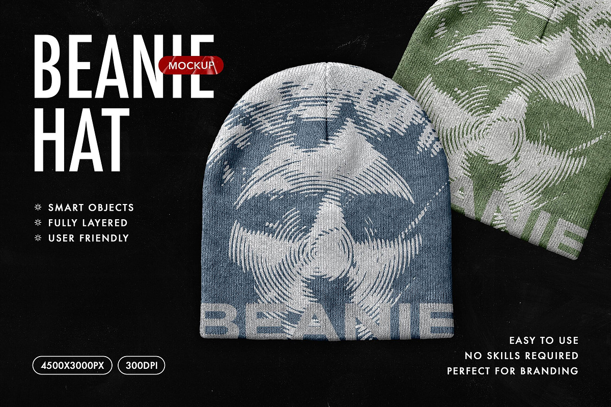 Beanie Hat Mockup, a Product Mockup by Design Squad