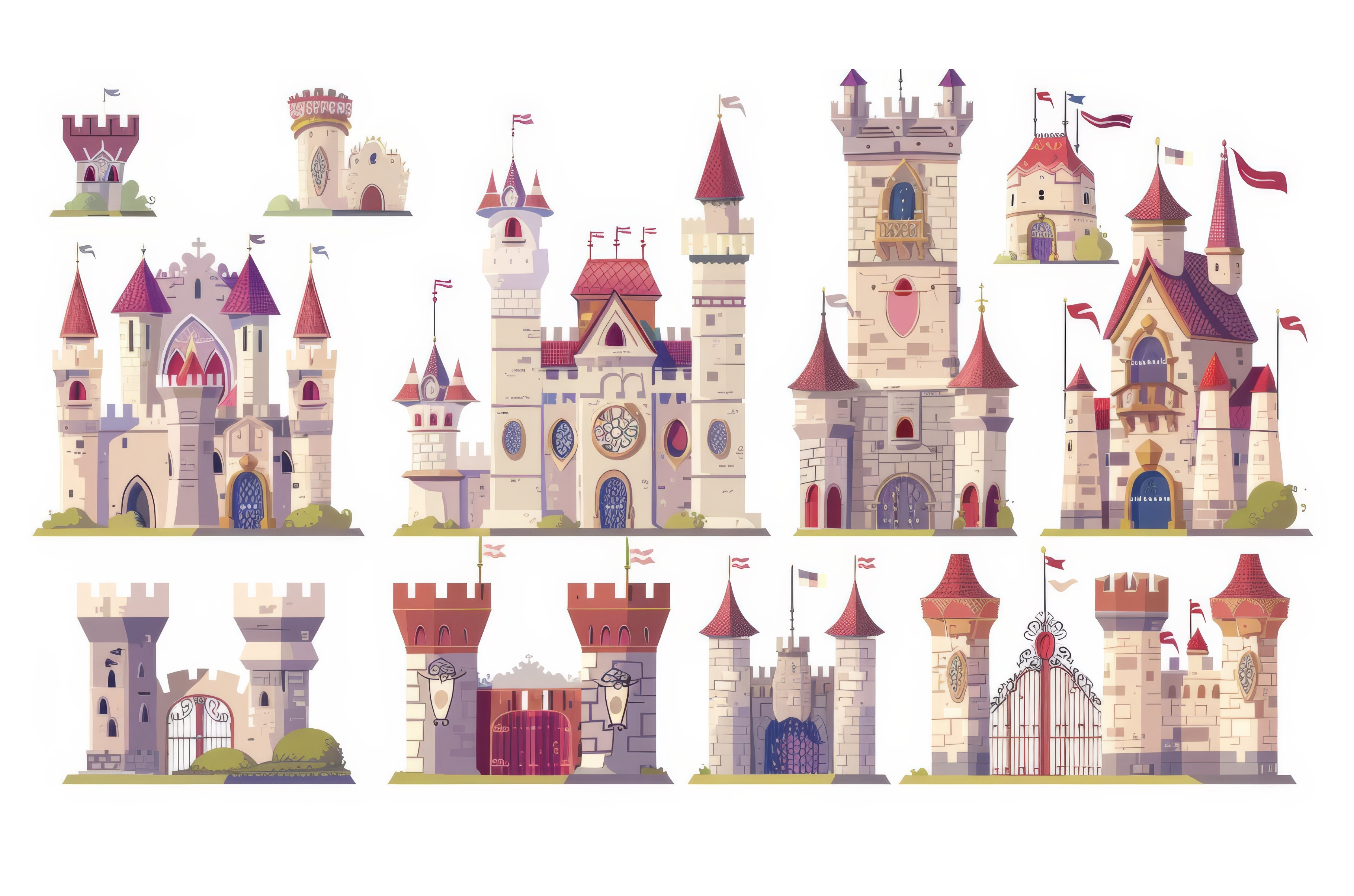 Imaginative medieval castle for, an Architecture Photo by ZinetroN