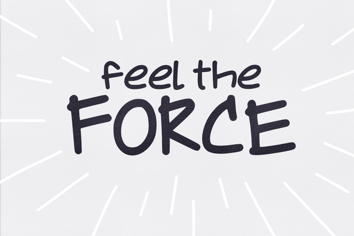 Asymmetric Font, a Sans Serif Font by YandiDesigns